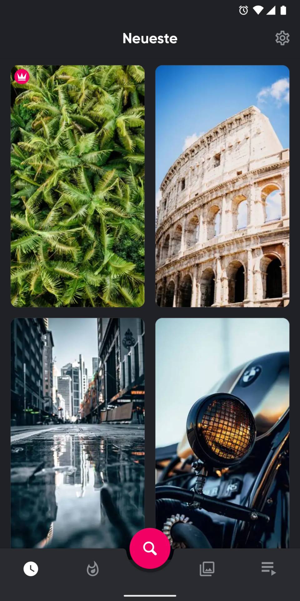 Hintergrundbild-App für Handys und Tablets Android | Wallery