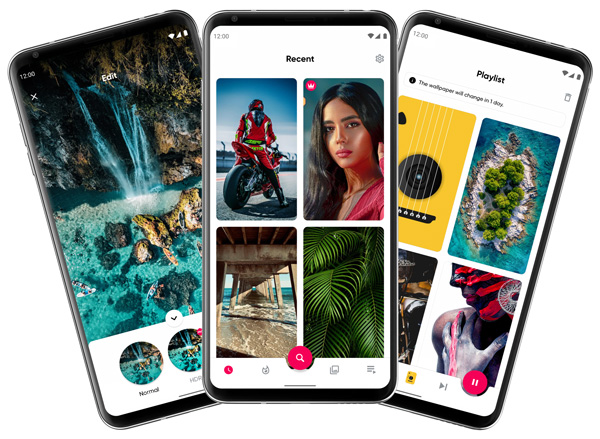 App Fonds d'écran pour téléphones et tablettes Android | Wallery